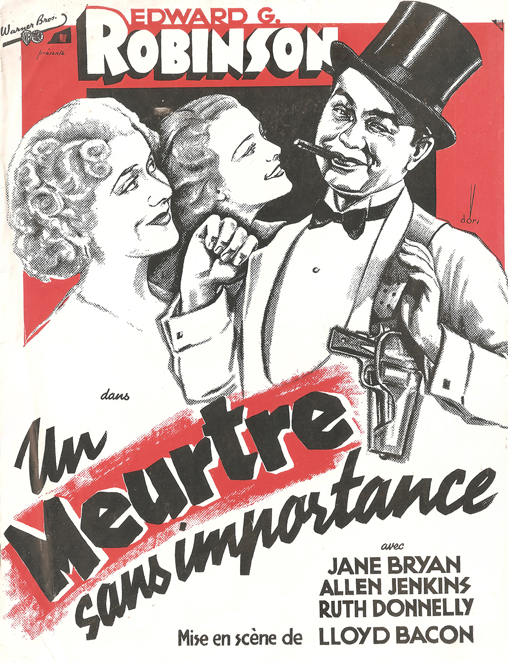 Un meurtre sans importance / A slight case of murder | Le crime s'affiche