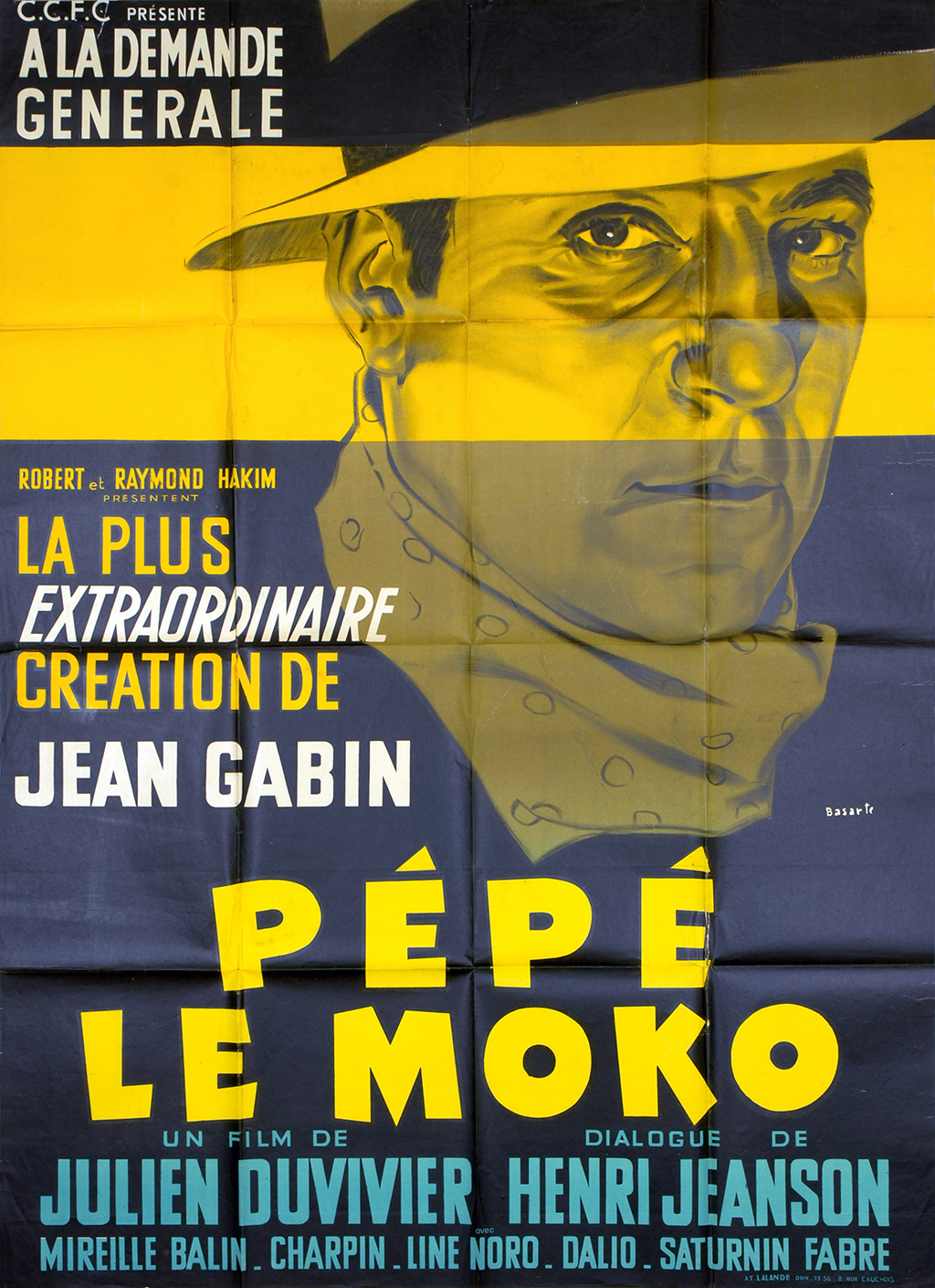 Pépé le moko | Le crime s'affiche