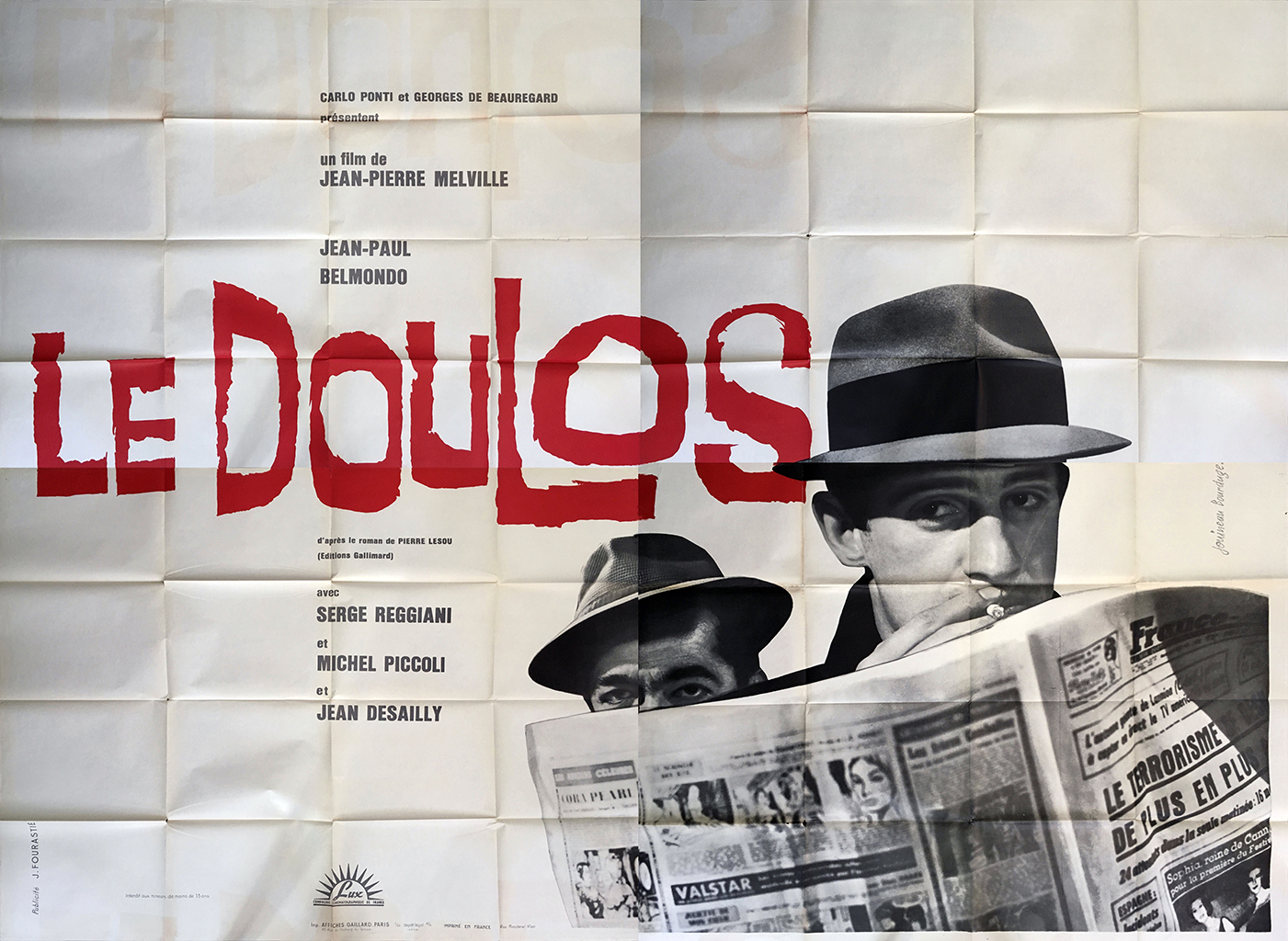 Le doulos | Le crime s'affiche